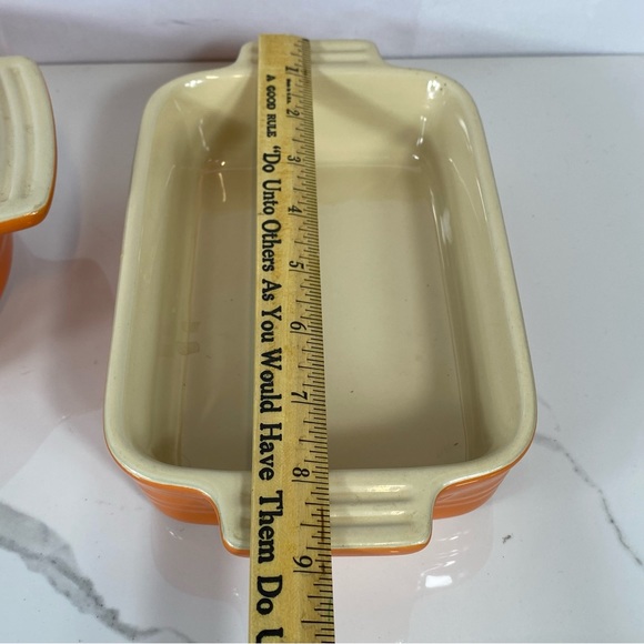 Le Creuset | Kitchen | Le Creuset Set Of 4 Original Stoneware Enamel ...